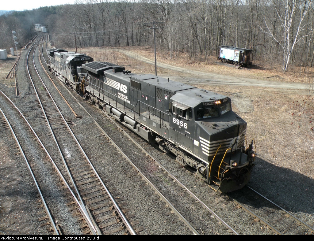 Pulling into the yard